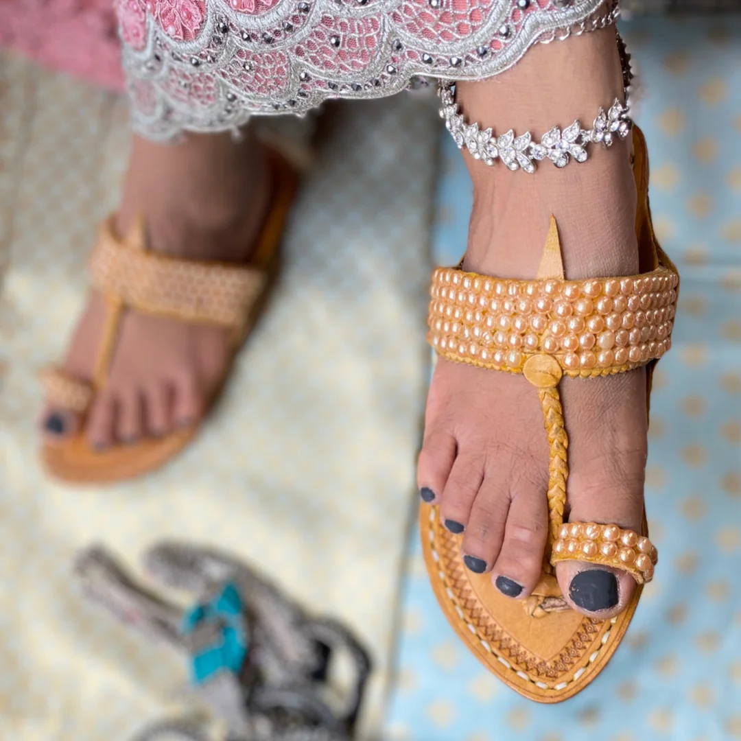 Pearl kolhapuri - Pehnawa Craft